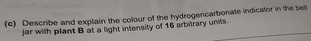 Solved: Describe and explain the colour of the hydrogencarbonate ...