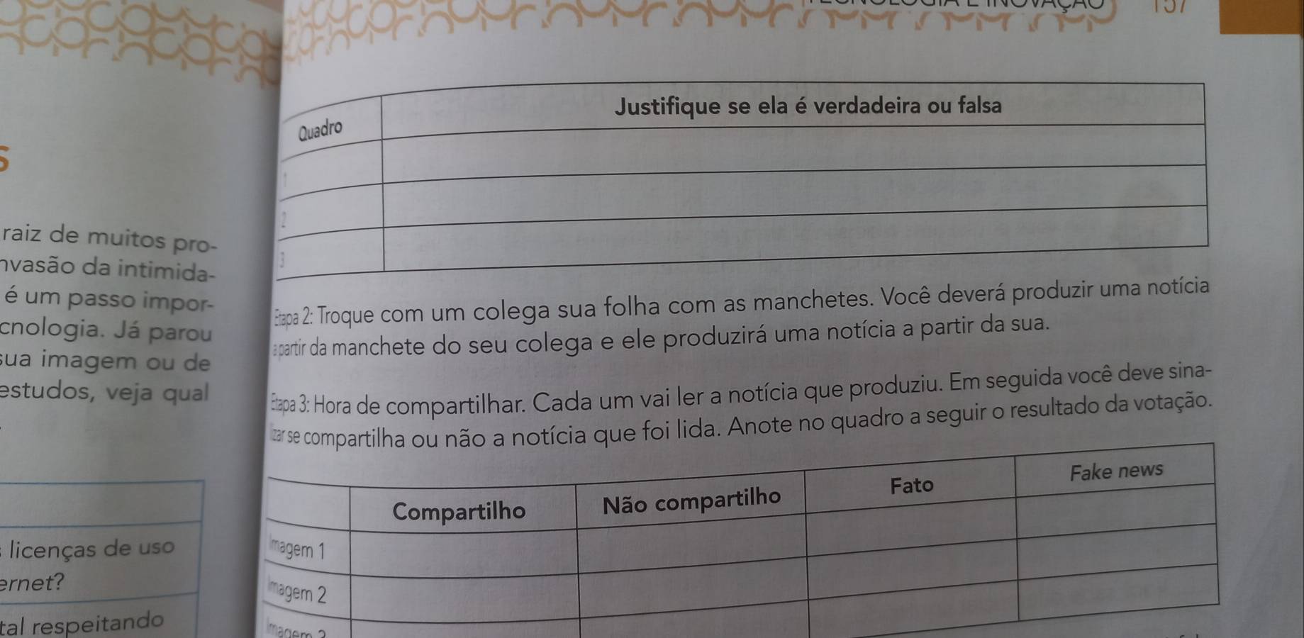 Resolvido:raiz de muitos pro- nvasão da intimida- é um passo impor ...