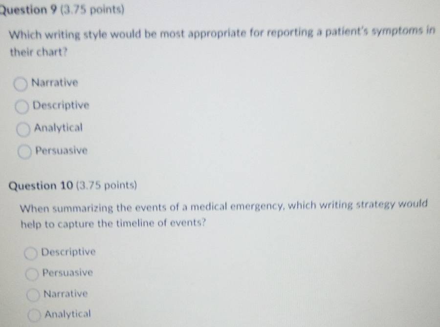 Solved: Which writing style would be most appropriate for reporting a ...