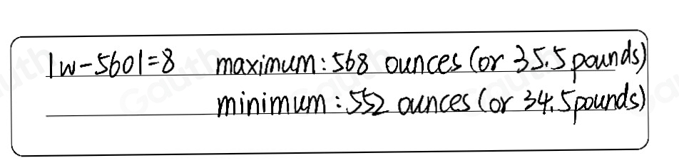 Solved: olving Absolute Value Equations (Lesson 1-4) 1. A hardware ...