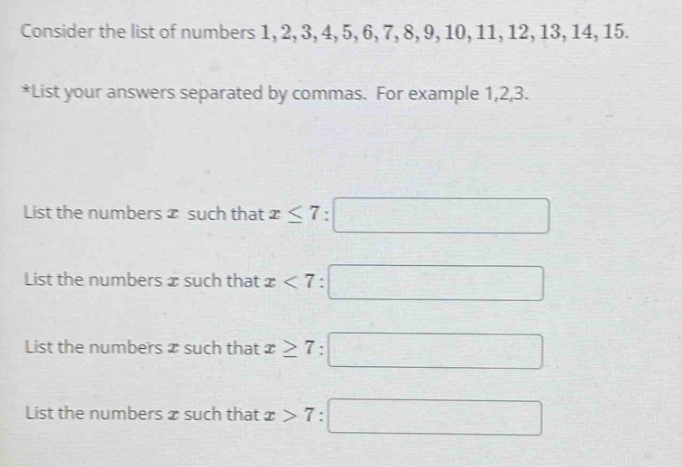 Solved: Consider the list of numbers 1, 2, 3, 4, 5, 6, 7, 8, 9, 10, 11 ...