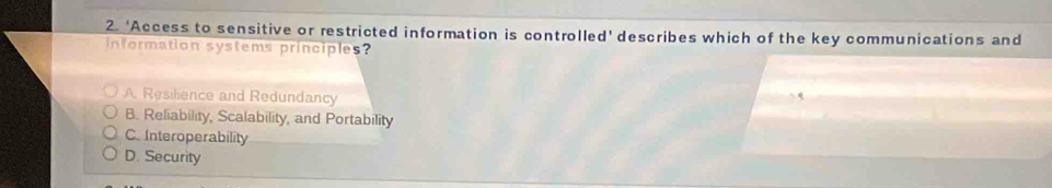 Solved: 'Access to sensitive or restricted information is controlled ...