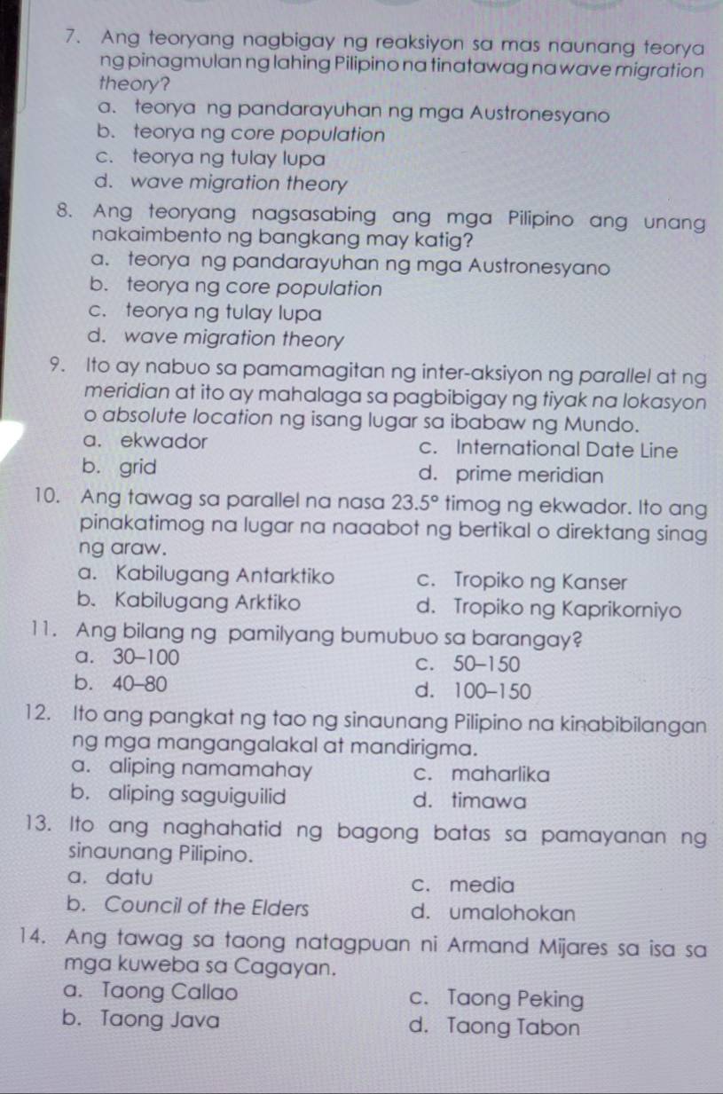 Solved: Ang teoryang nagbigay ng reaksiyon sa mas naunang teorya ng ...