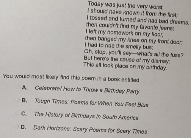 Solved: Today was just the very worst, I should have known it from the ...