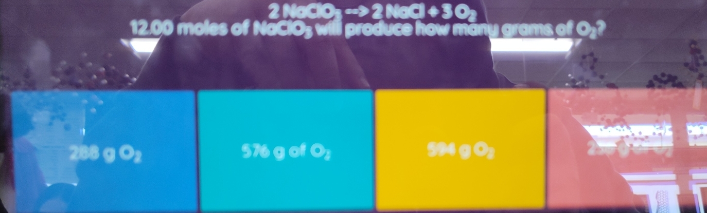 Solved: 2 NaClO₃ --> 2 NaCl + 3 O: 12.00 moles of NaClO₃ will produce ...