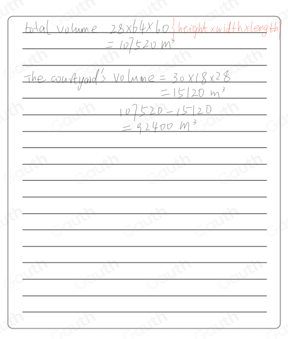 Solved: 30 m 10. Higher Order Thinking An office building surrounds a ...