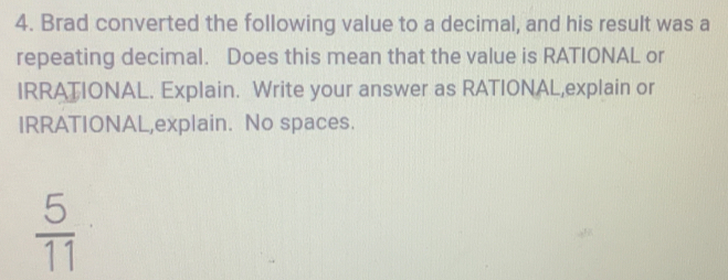 Solved: Brad converted the following value to a decimal, and his result ...