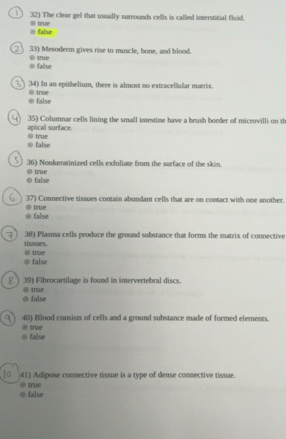 Solved: 1 32) The clear gel that usually surrounds cells is called ...