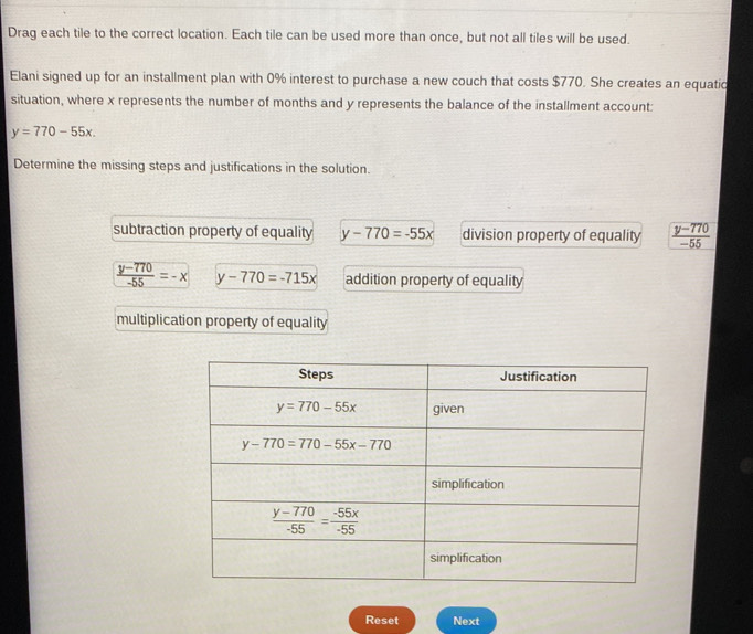 Solved: Drag each tile to the correct location. Each tile can be used ...