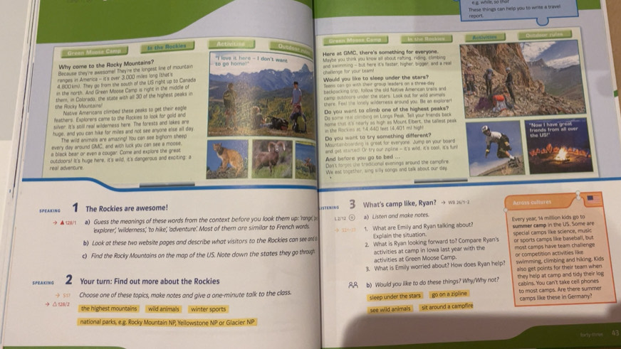 Gelöst:report. These things can help you to write a trave Grvan Munia ...