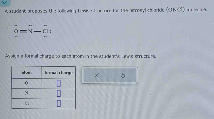 Solved: A student proposes the following Lewis structure for the ...