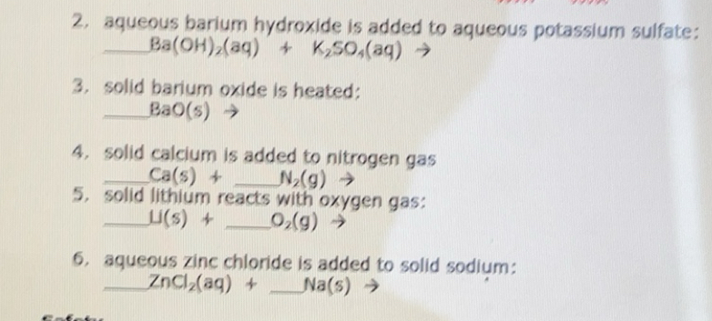 Solved: aqueous barium hydroxide is added to aqueous potassium sulfate ...