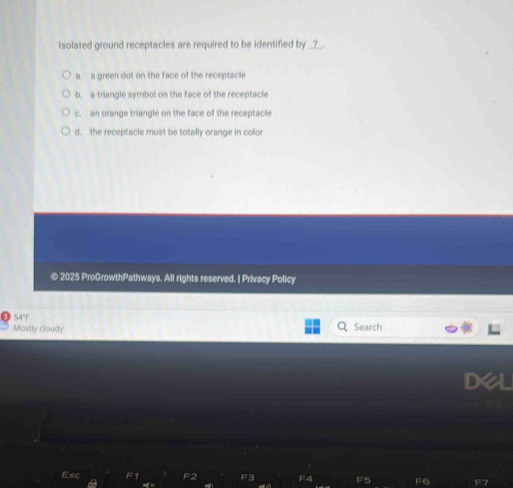 Solved: Isolated ground receptacles are required to be identified by ...