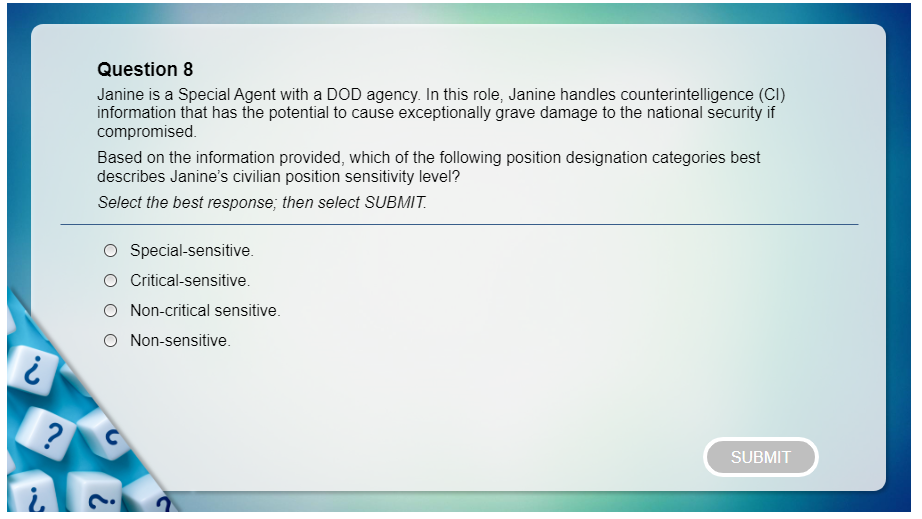 Janine is a Special Agent with a DOD agency. In this role, Janine ...