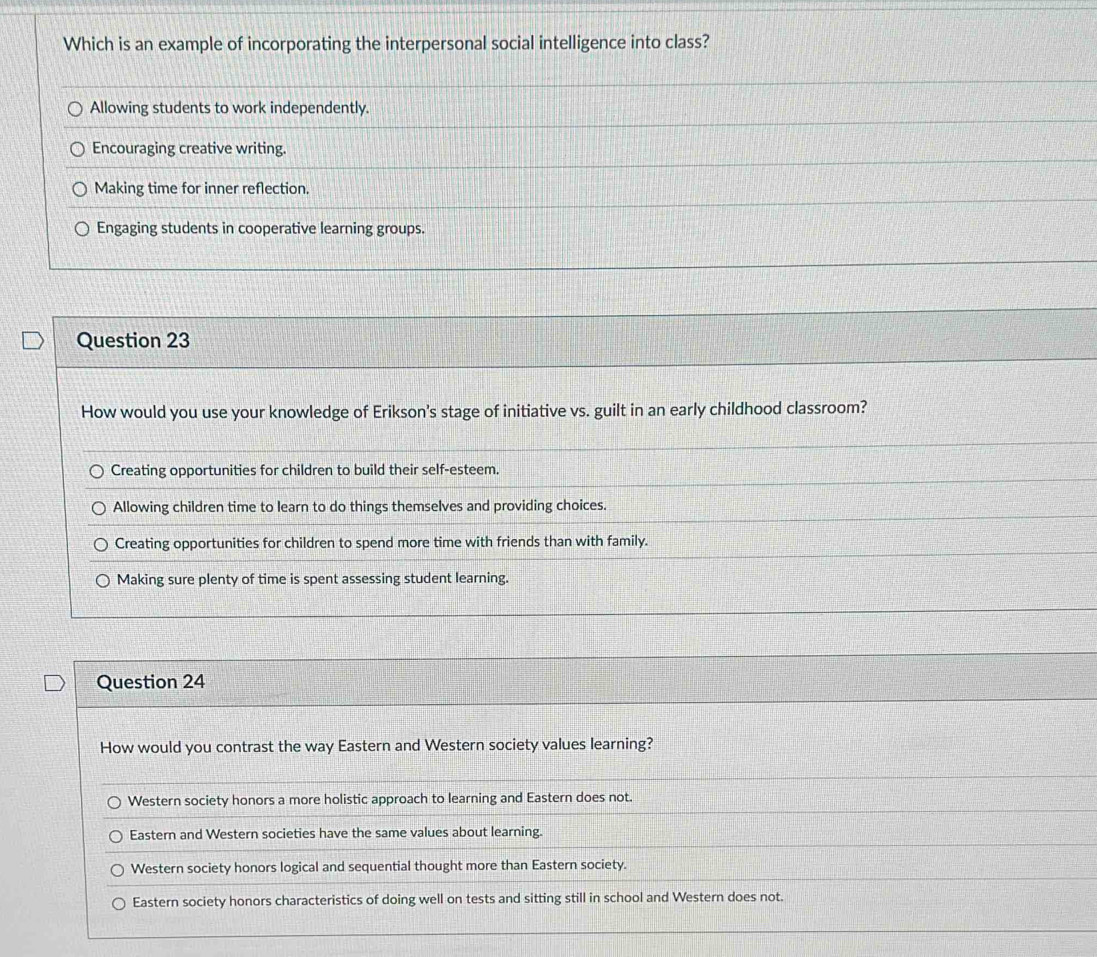 Solved: Which is an example of incorporating the interpersonal social ...