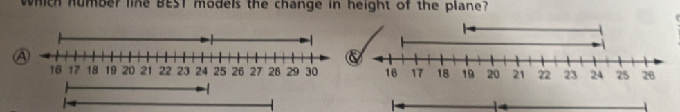 Solved: Which humber line BEST models the change in height of the plane ...