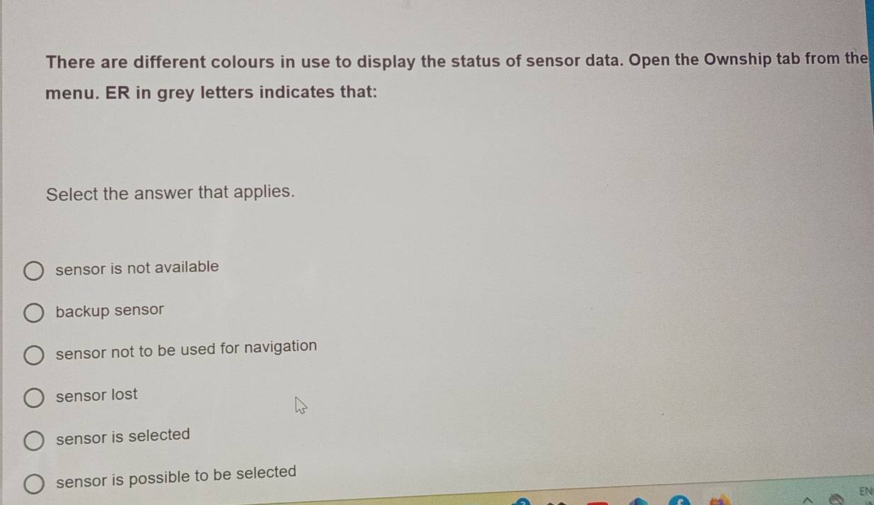 Solved: There are different colours in use to display the status of ...
