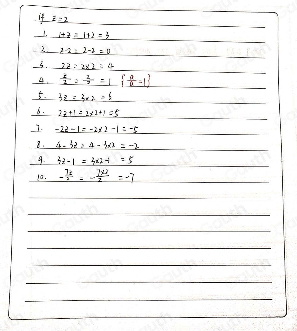 Solved: Find in column B the values of the algebraic expressions listed ...