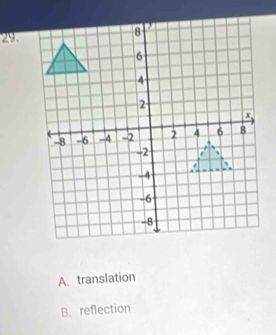 Solved: A.translation B. reflection [Others]