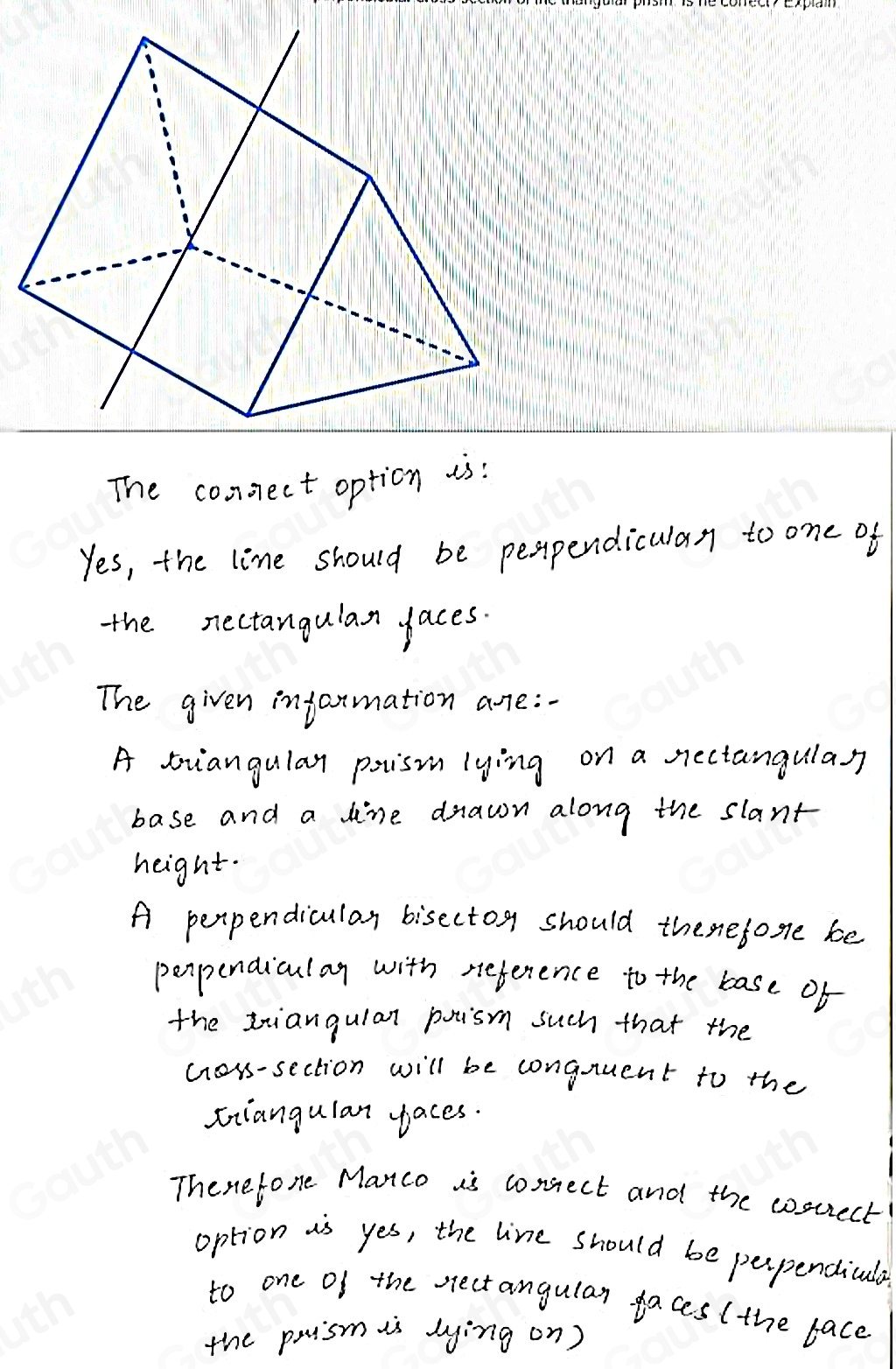 Solved: (06.04 MC) Marco has drawn a line to represent the ...