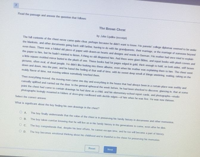 Gelöst:Read the passage and answer the question that follows: The Brown ...