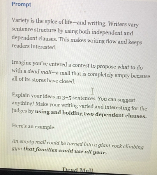 Solved: Prompt Variety is the spice of life—and writing. Writers vary ...