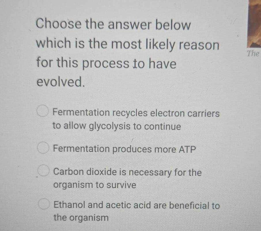 Solved: Choose the answer below which is the most likely reason The for ...