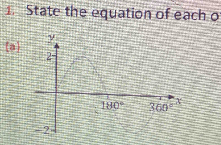 Solved: State the equation of each o (a) [Chemistry]