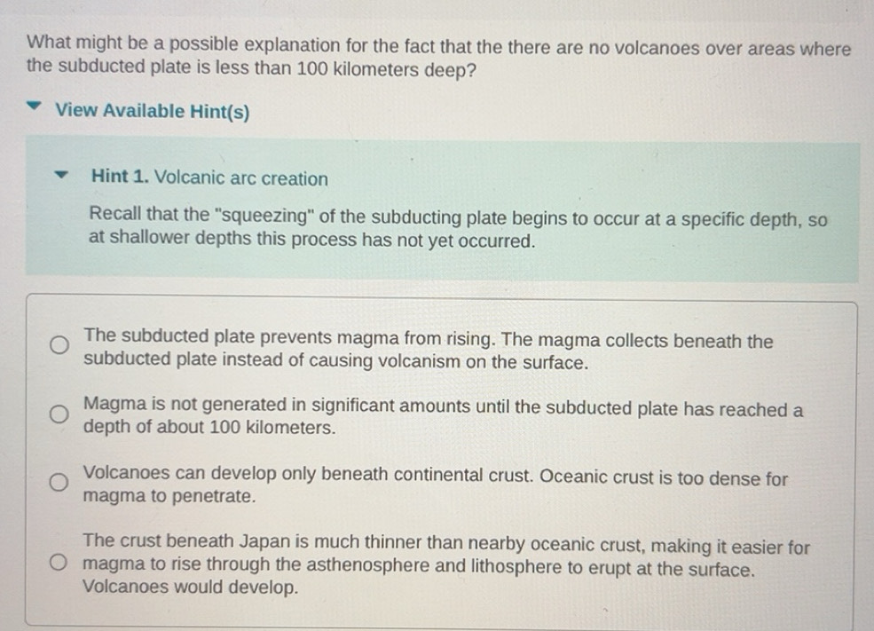 Solved: What might be a possible explanation for the fact that the ...