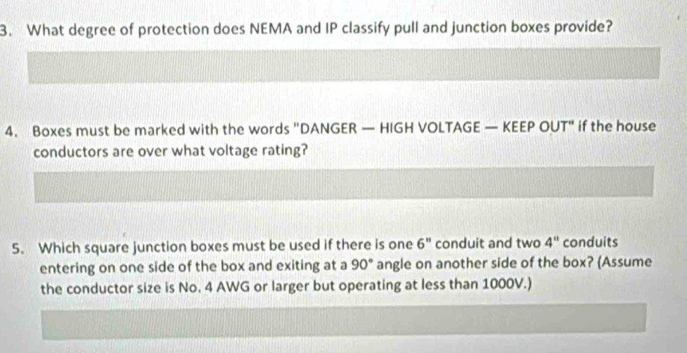 Solved: What degree of protection does NEMA and IP classify pull and ...