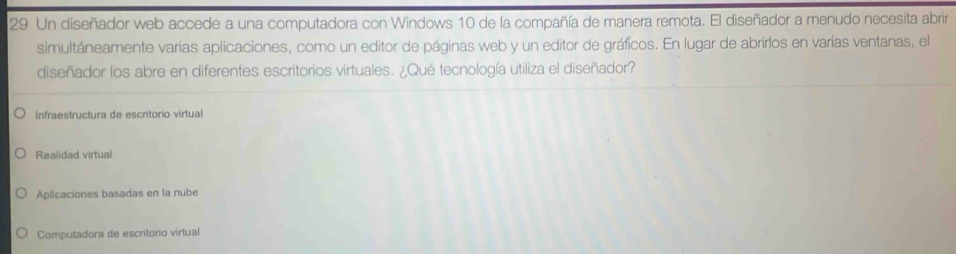 Resuelto:Un diseñador web accede a una computadora con Windows 10 de la ...