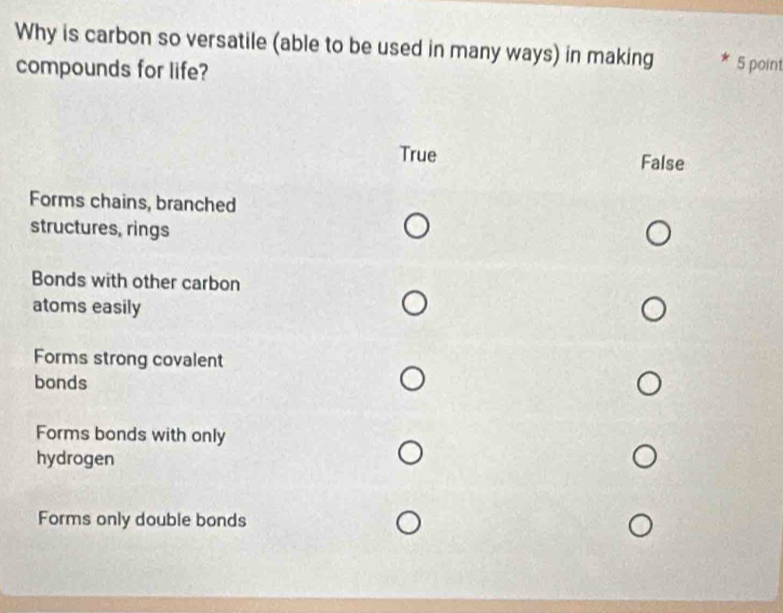 Solved: Why is carbon so versatile (able to be used in many ways) in ...