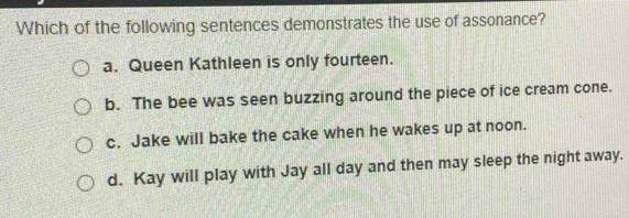 Solved: Which of the following sentences demonstrates the use of ...