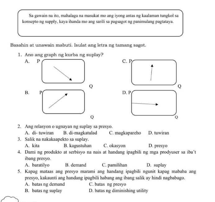 Solved: Sa gawain na ito, mahalaga na masukat mo ang iyong antas ng ...