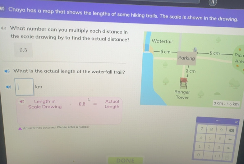 Solved: " Chaya has a map that shows the lengths of some hiking trails ...