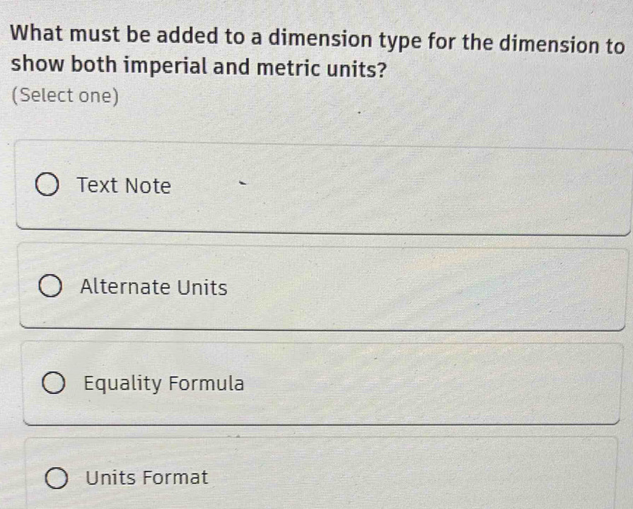Solved: What must be added to a dimension type for the dimension to ...