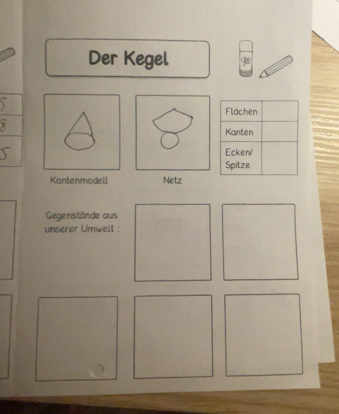 Gelöst:Der Kegel X 8 Kantenmodell Netz Gegenstände aus unserer Umwelt