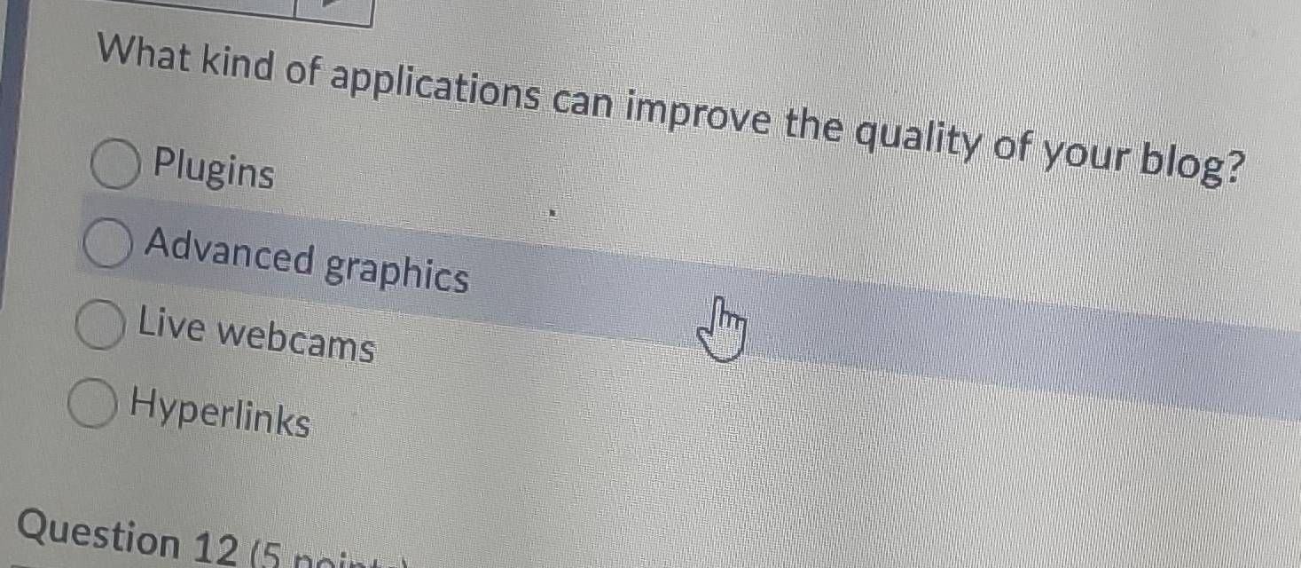 Solved: What kind of applications can improve the quality of your blog ...
