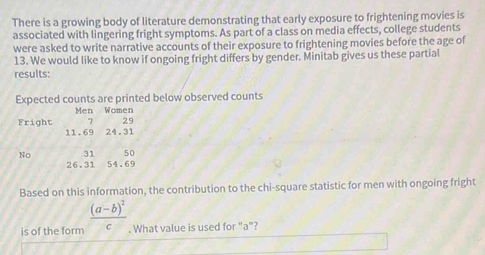 Solved: There is a growing body of literature demonstrating that early ...