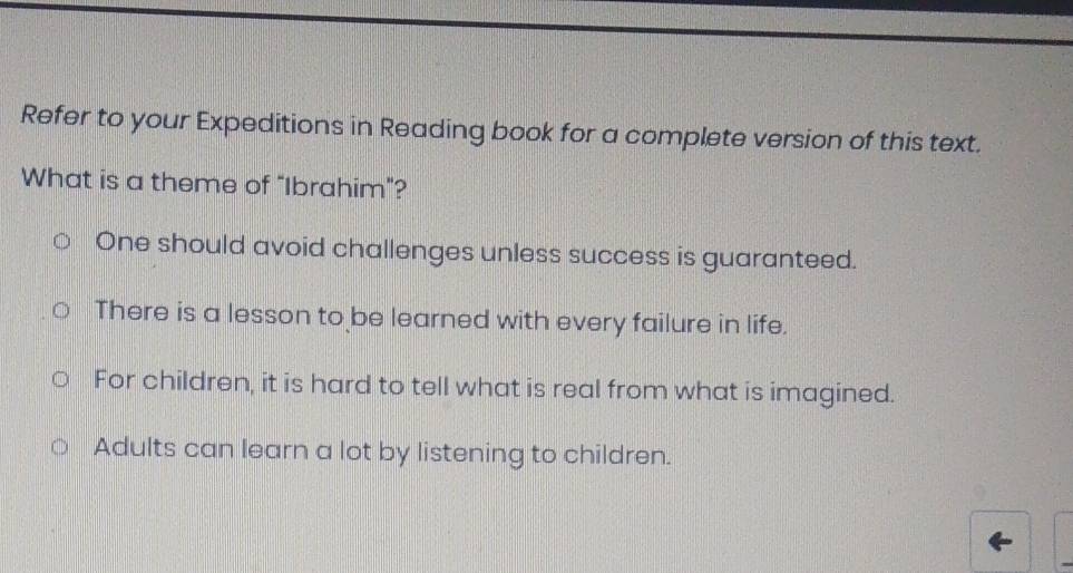 Solved: Refer to your Expeditions in Reading book for a complete ...