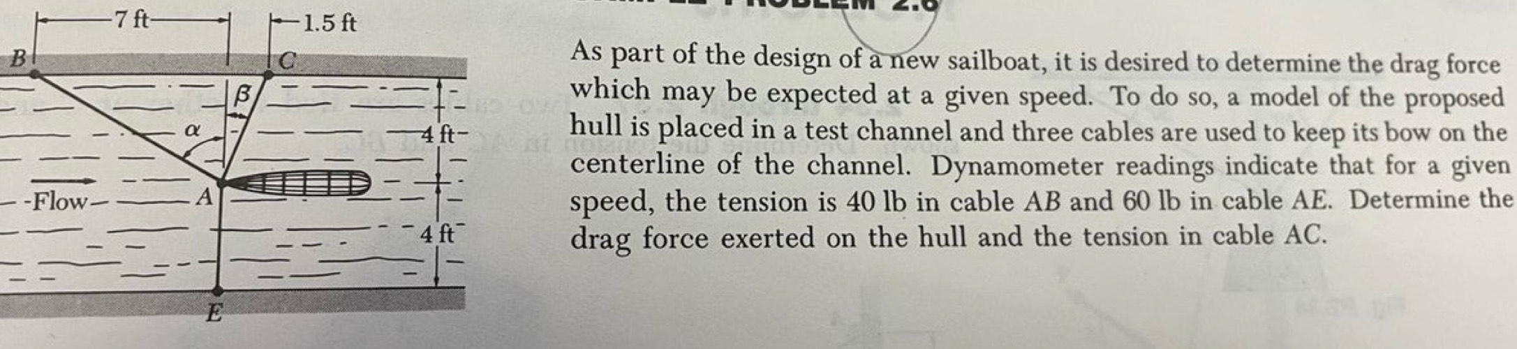 Selesai:As part of the design of a new sailboat, it is desired to ...