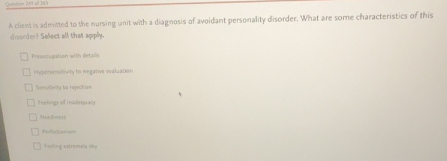 Solved: A client is admitted to the nursing unit with a diagnosis of ...