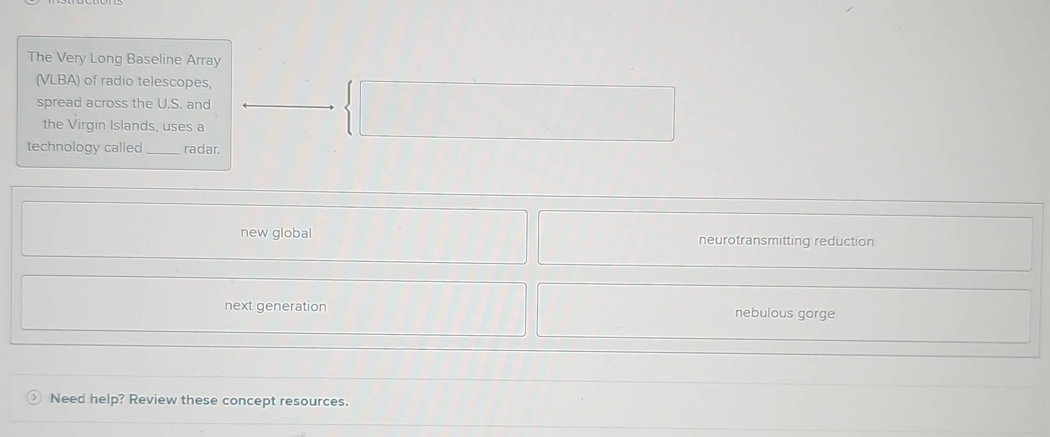 Solved: The Very Long Baseline Array (VLBA) of radio telescopes, spread ...