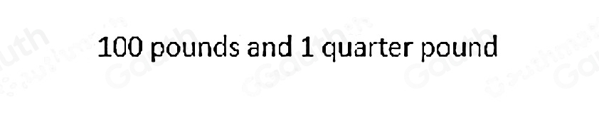 Solved: What is the reading of the scale in this photo in pounds and ...