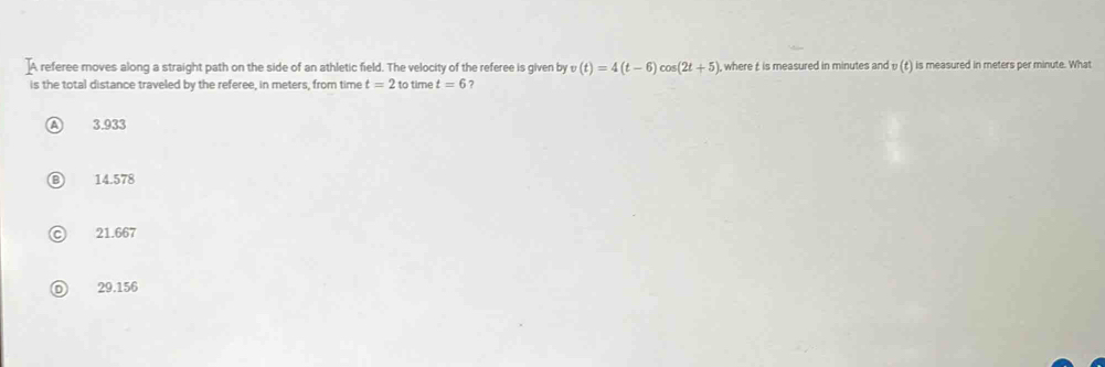 A referee moves along a straight path on the side of an athletic field ...