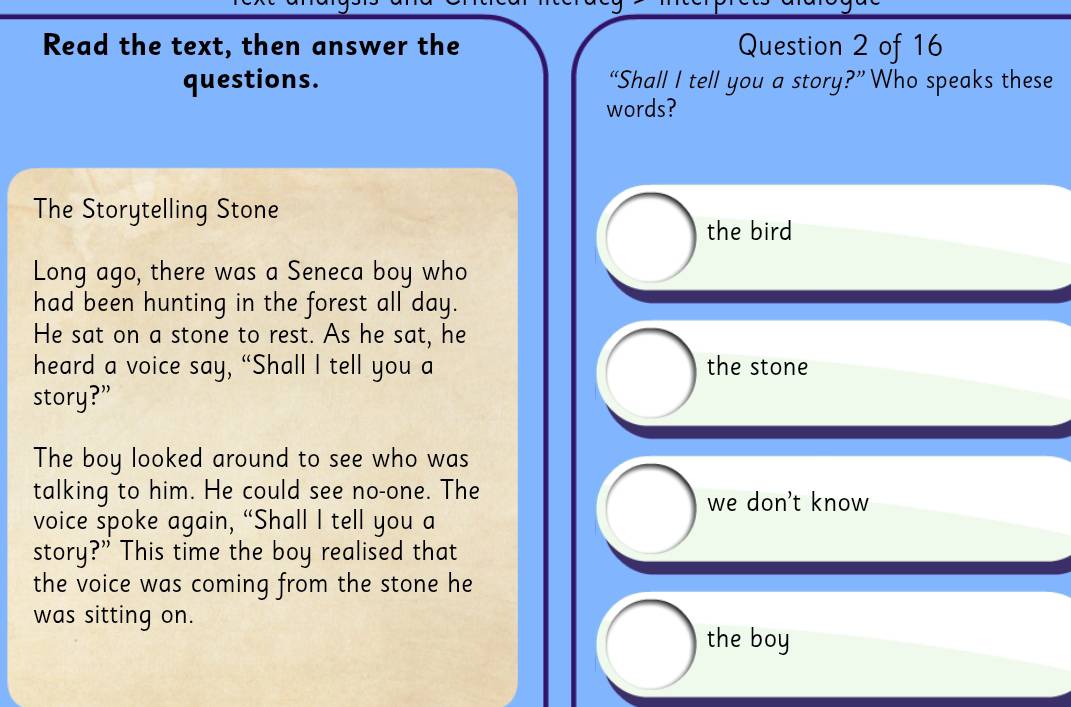 Solved: Read the text, then answer the Question 2 of 16 questions ...