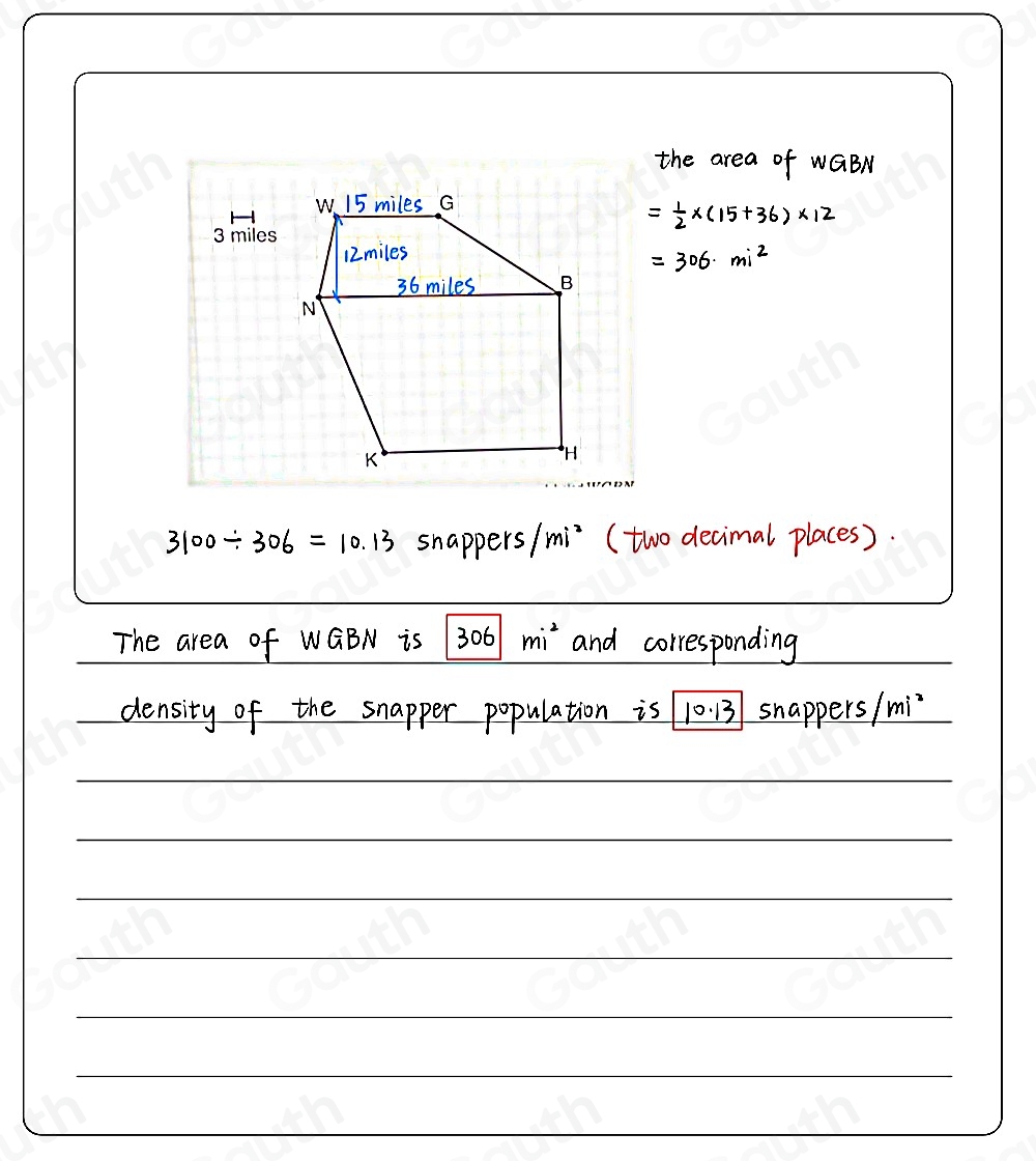 Solved: Each year in June, Ben and his friends go red snapper fishing ...