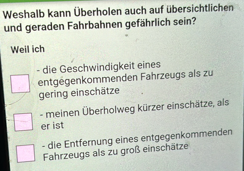 Weshalb Kann Uberholen