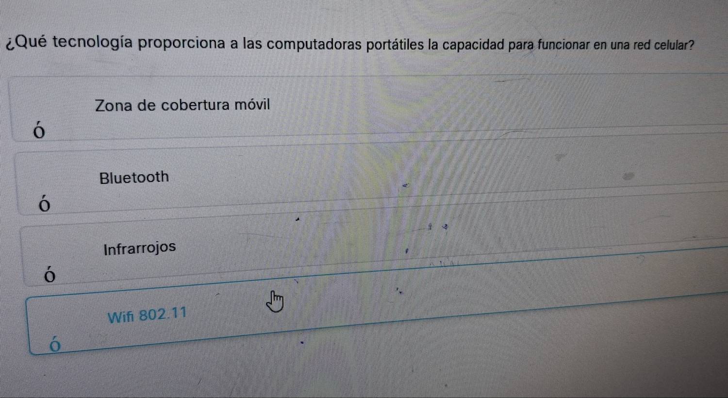 Resuelto:¿Qué tecnología proporciona a las computadoras portátiles la capacidad para funcionar en u