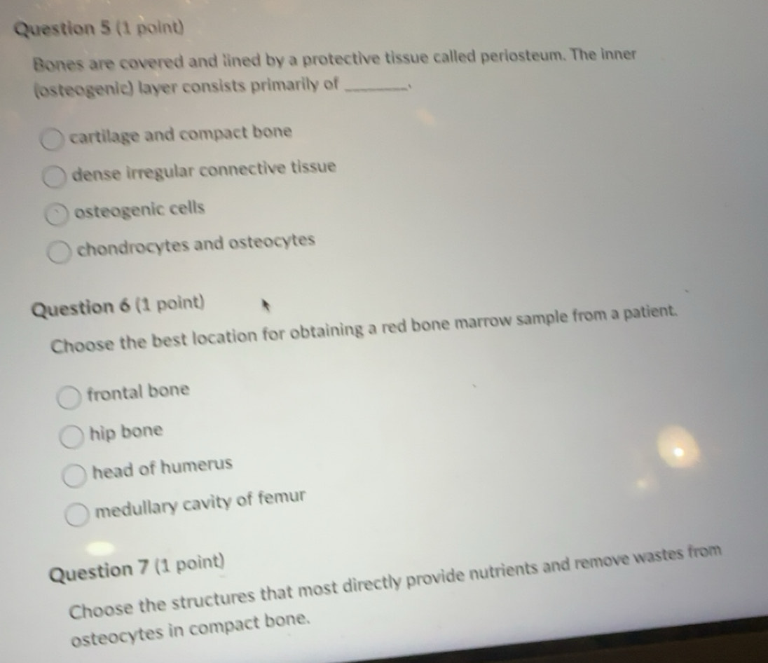 Solved: Bones are covered and lined by a protective tissue called ...